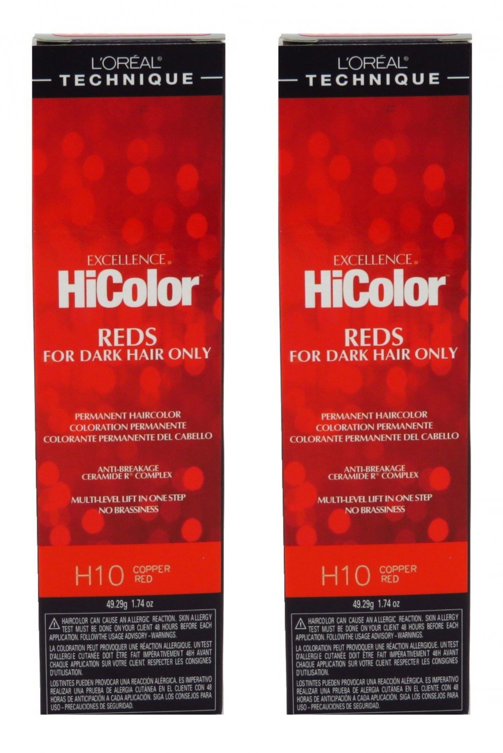 L'Oreal Paris Excellence HI color Permanent Hair Color- Copper Red- h10 ...