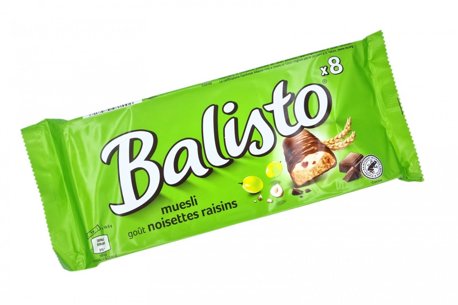 32x BALISTO Muesli chocolate bars
