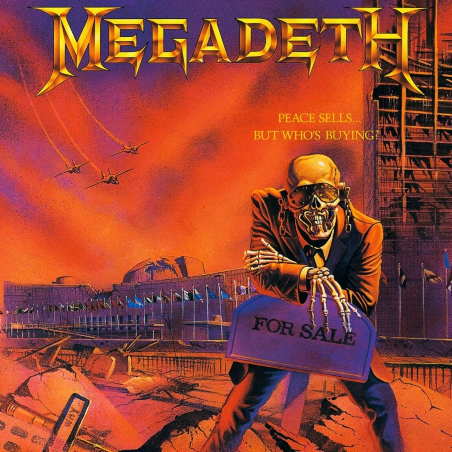 MEGADETH Peace Sells But Whos Buying BANNER Huge 4X4 Ft Fabric Poster ...