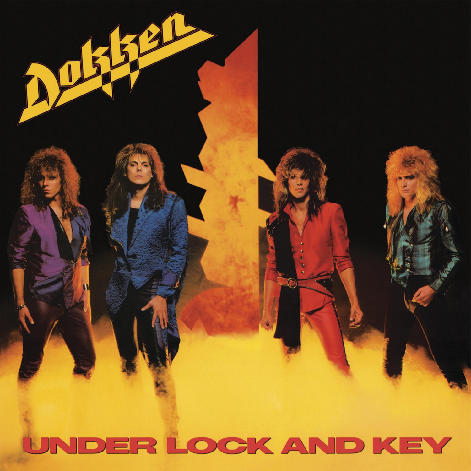 DOKKEN Under Lock and Key BANNER Huge 4X4 Ft Fabric Poster Tapestry ...