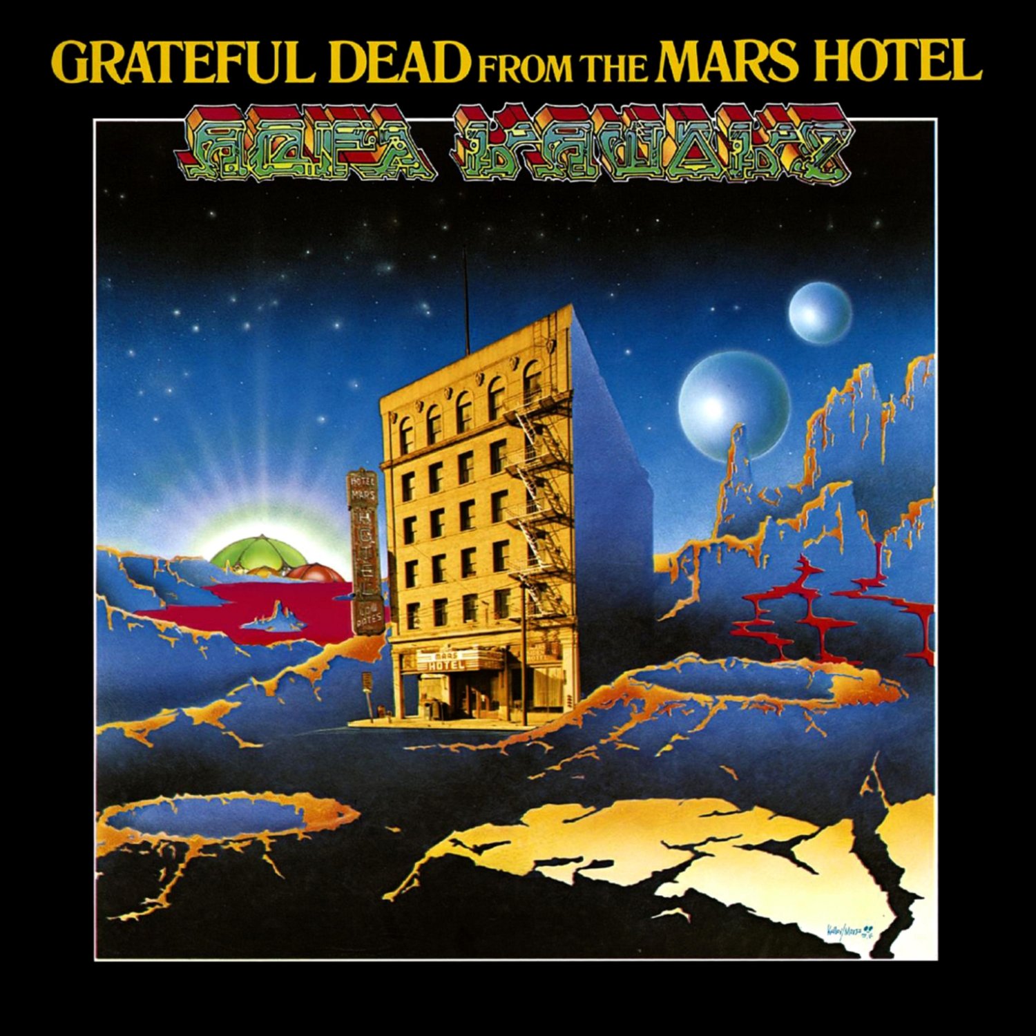 GRATEFUL DEAD From the Mars Hotel BANNER Huge 4X4 Ft Fabric Poster ...