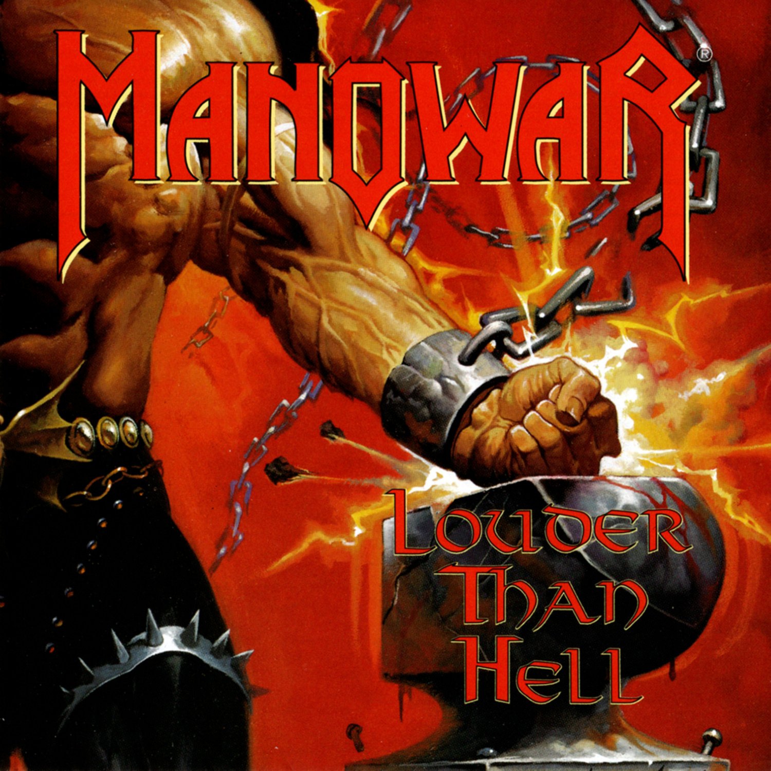 MANOWAR Louder Than Hell BANNER Huge 4X4 Ft Fabric Poster Tapestry Flag ...