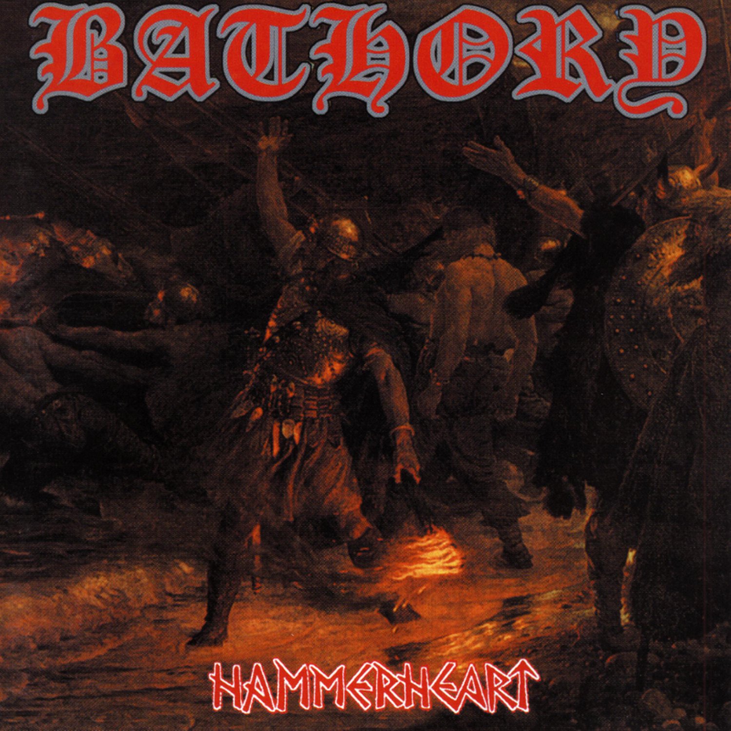 BATHORY Hammerheart BANNER Huge 4X4 Ft Fabric Poster Tapestry Flag Print album cover art