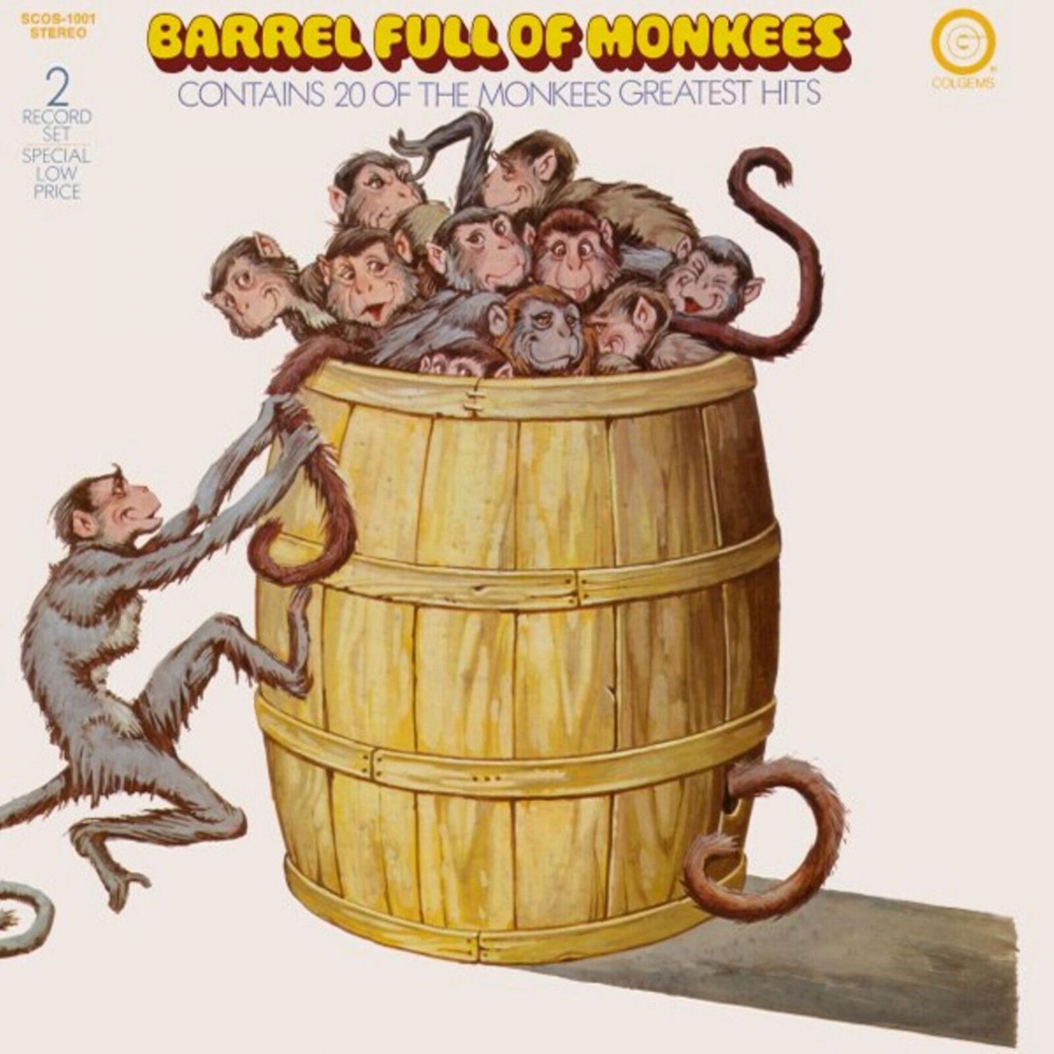 The MONKEES Barrel Full of Monkees BANNER 2x2 Ft Fabric Poster Flag ...