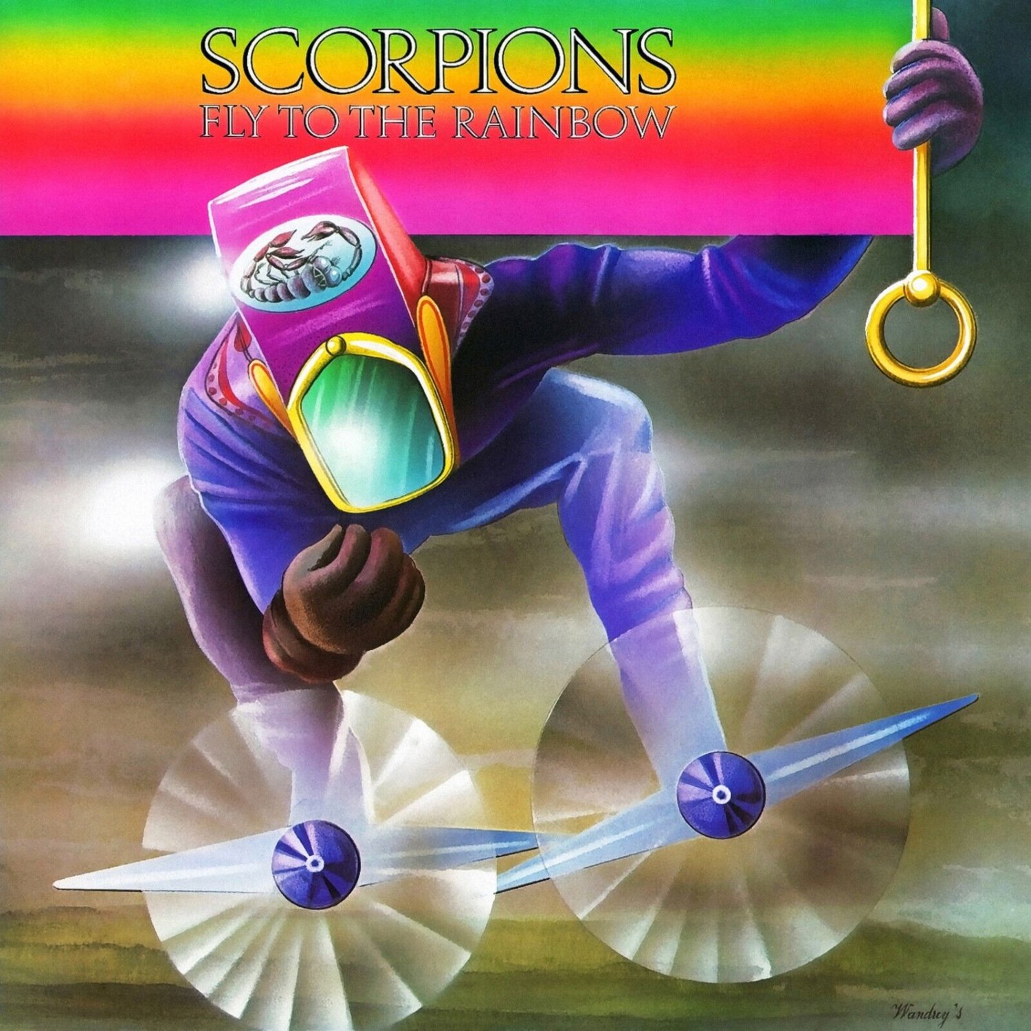 SCORPIONS Fly To The Rainbow BANNER HUGE 4X4 Ft Fabric Poster Tapestry ...