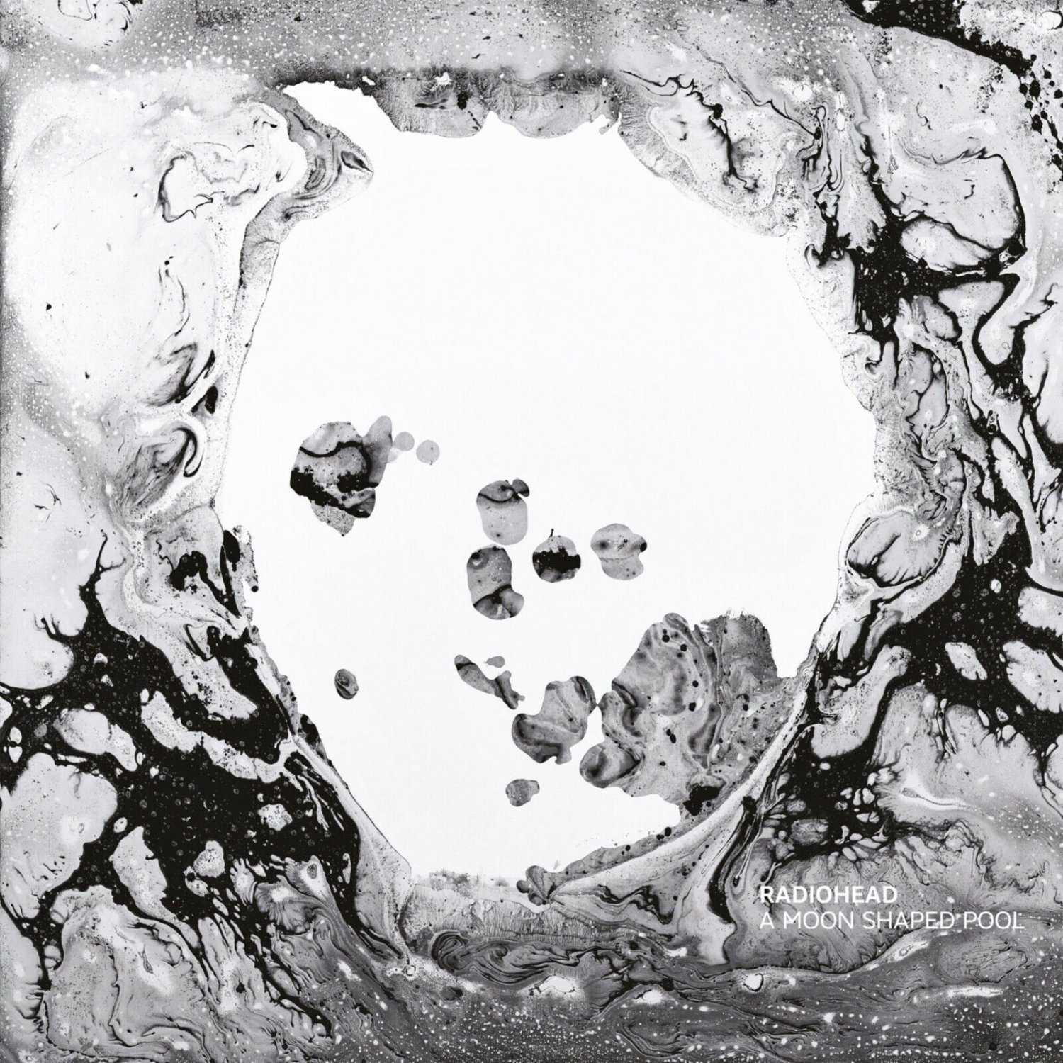 RADIOHEAD A Moon Shaped Pool BANNER 2x2 Ft Fabric Poster Tapestry Flag ...