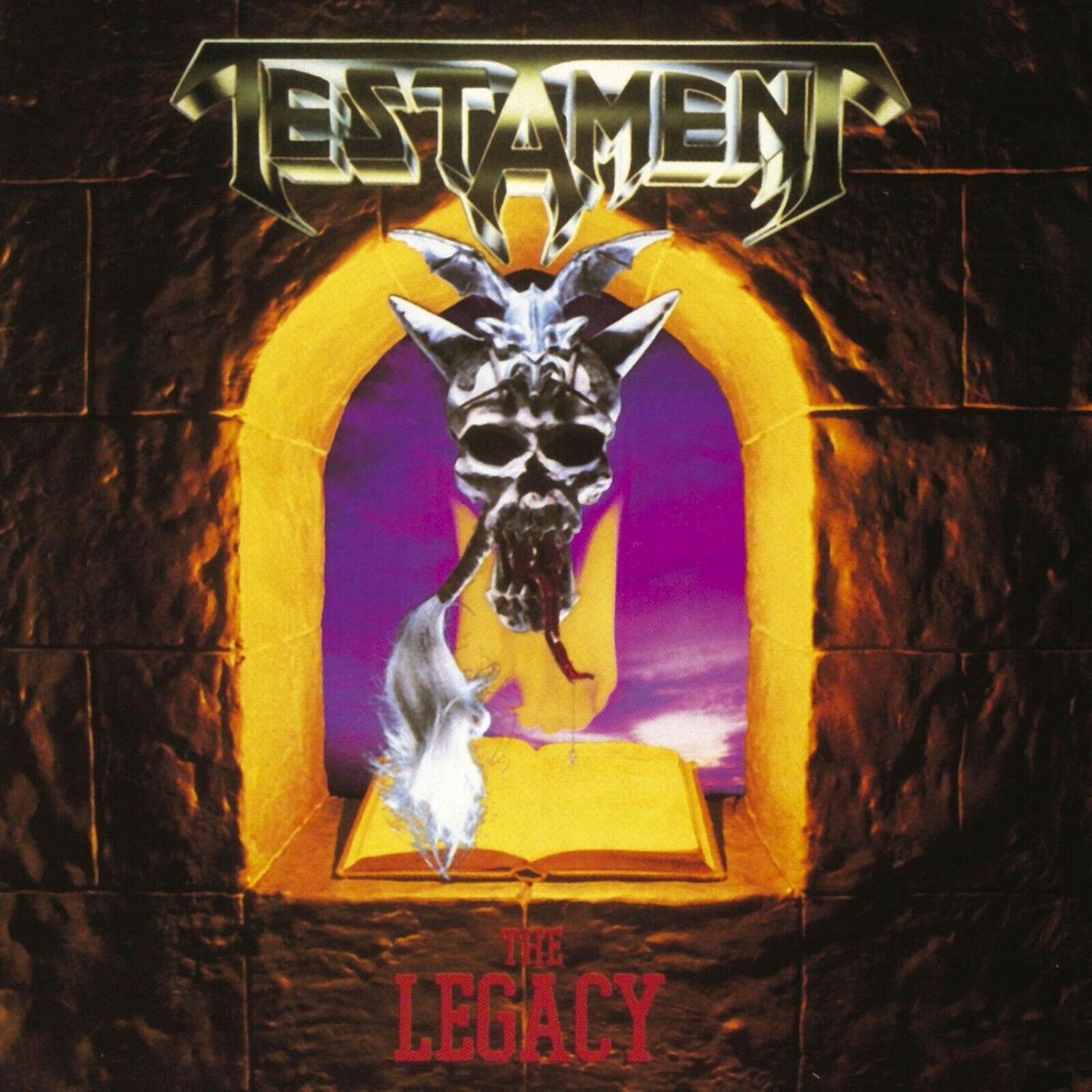 TESTAMENT The Legacy BANNER 2x2 Ft Fabric Poster Tapestry Flag album ...