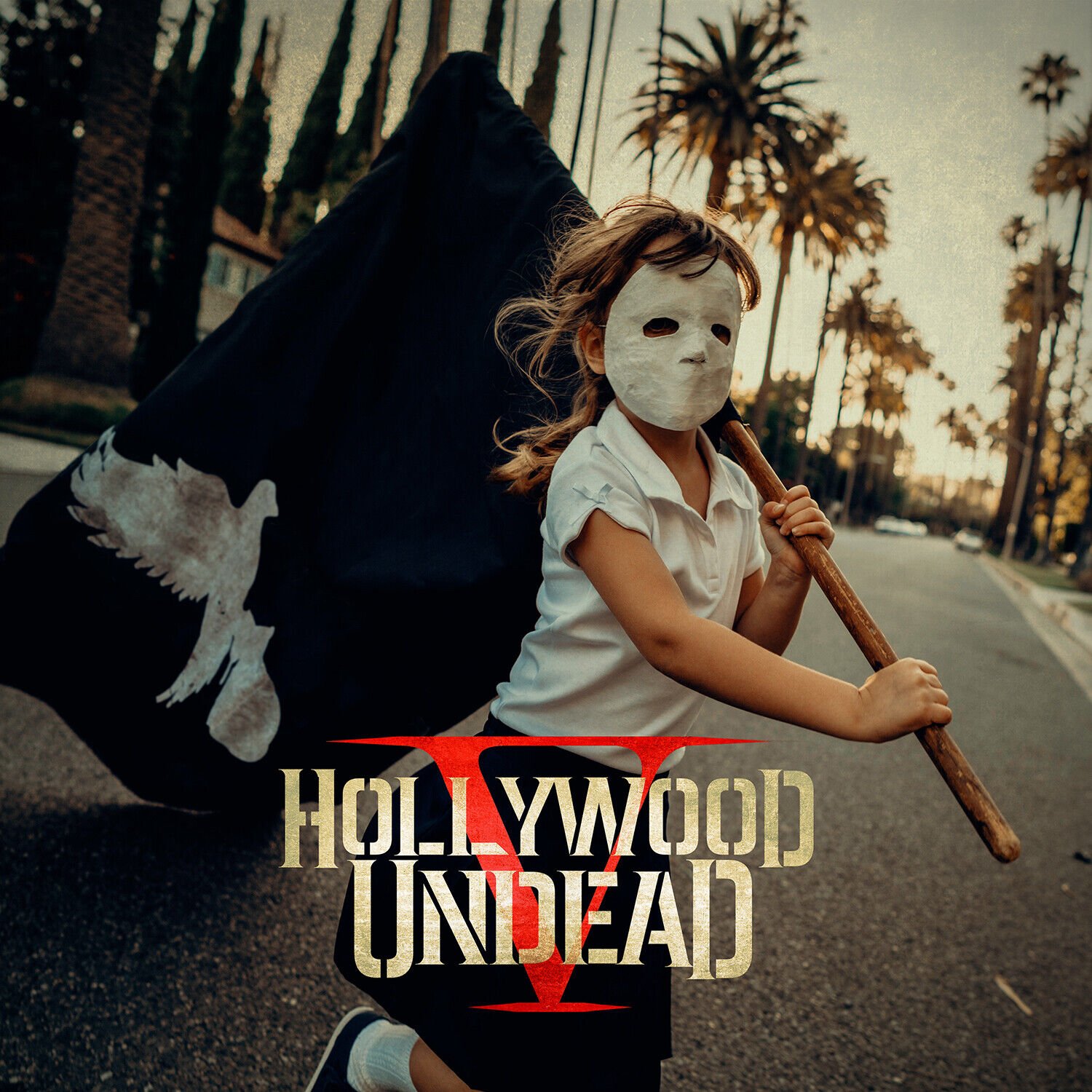 HOLLYWOOD UNDEAD Five BANNER HUGE 4X4 Ft Fabric Poster Flag Tapestry ...