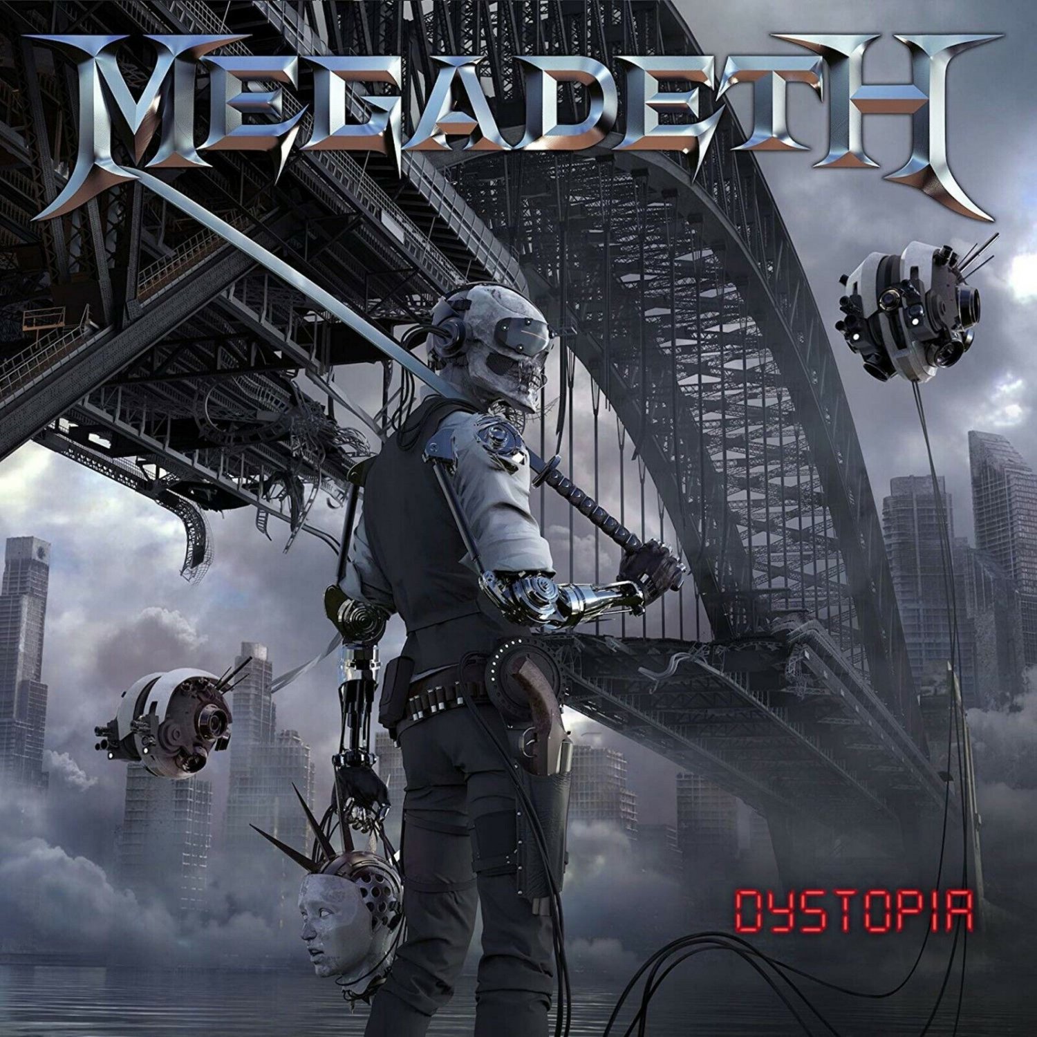 MEGADETH Dystopia BANNER 3x3 Ft Fabric Poster Tapestry Flag album cover ...