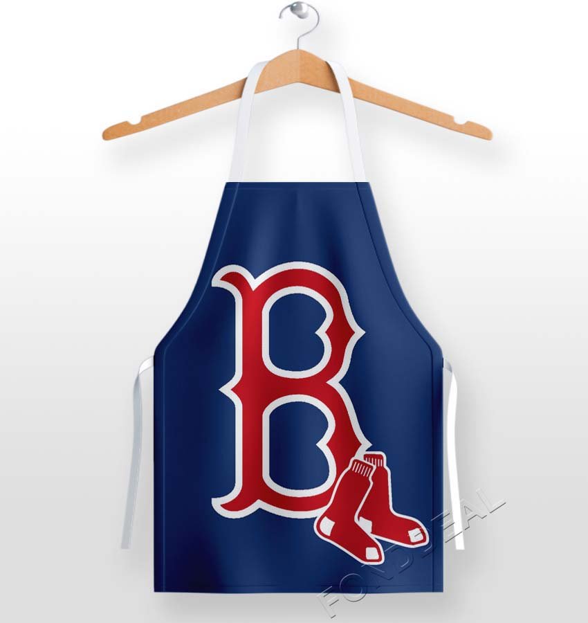 Boston Red Sox MLB Team Kitchen Apron BBQ Cooking Polyester