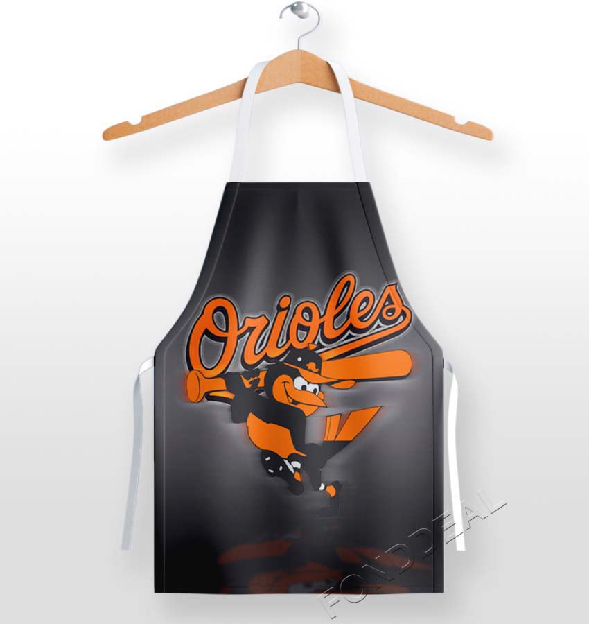 Baltimore Orioles MLB Team Grill Apron Barbecue Full Polyester Cooking