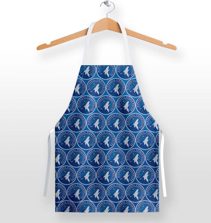 Minnesota Timberwolves NBA Basketball Team Barbecue Apron Polyester ...