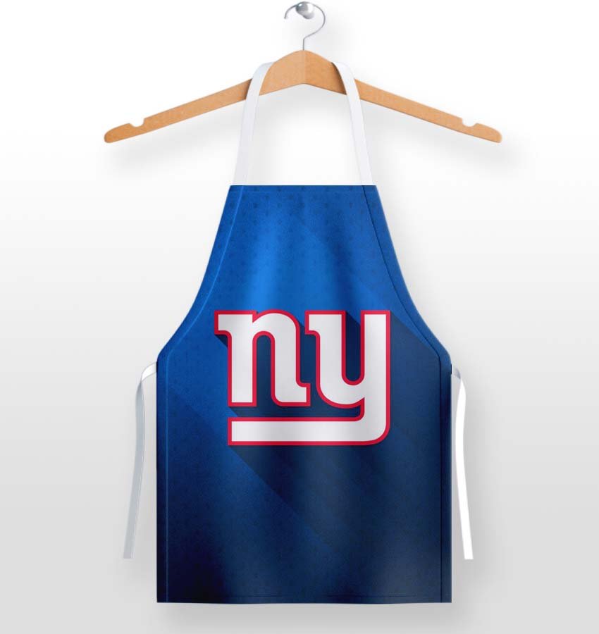 New York Giants NFL Football Team Barbecue Apron Polyester Full BBQ Cooking