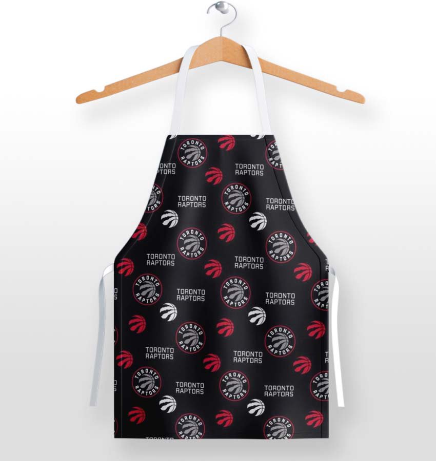 Toronto Raptors NBA Basketball Team Barbecue Apron Polyester Full BBQ ...