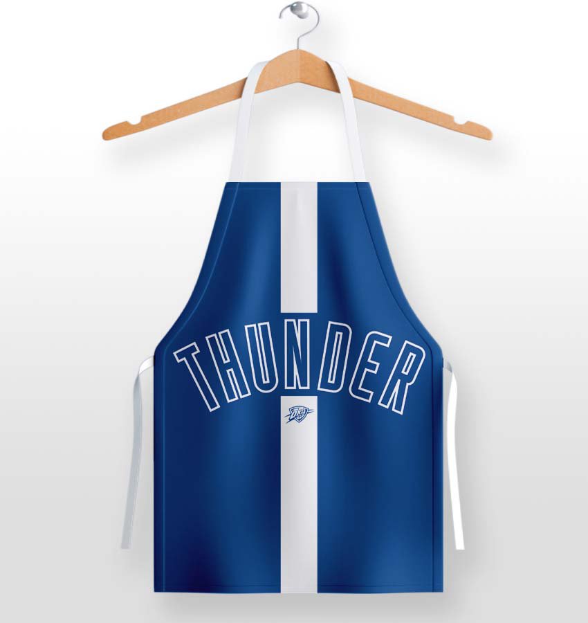 Oklahoma City Thunder NBA Apron Polyester Barbecue Cooking