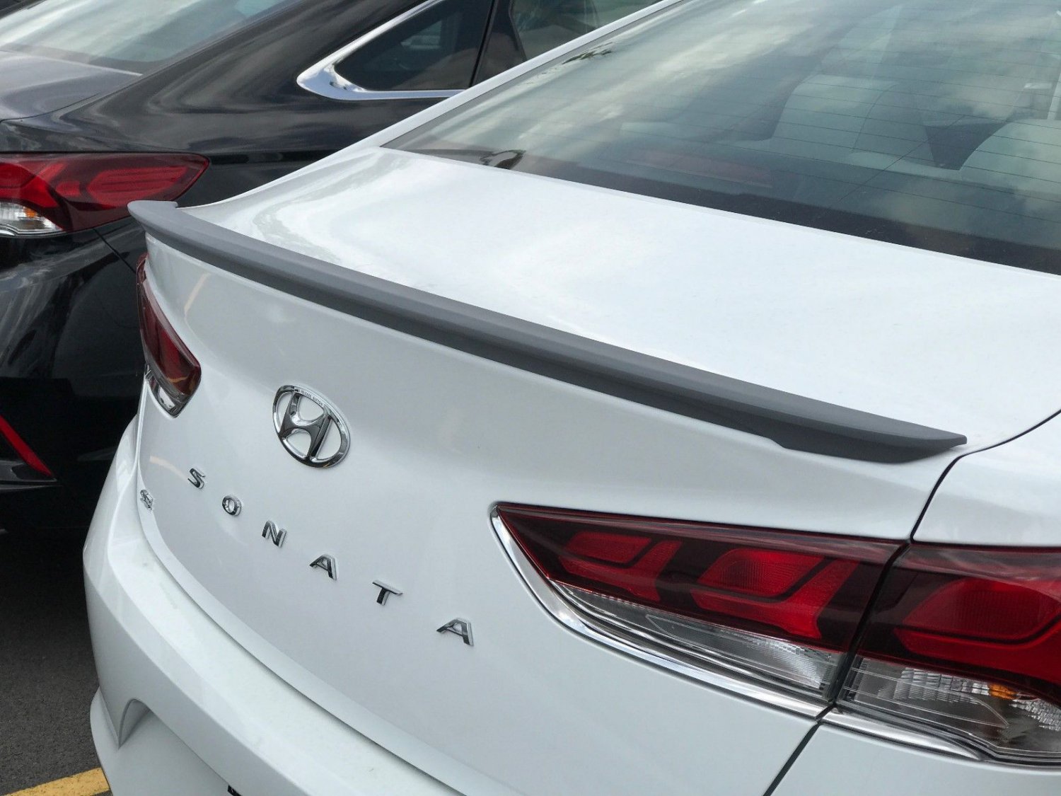 For Hyundai Sonata Rear Wing Spoiler Painted Factory Style Lip 2018 JSP ...