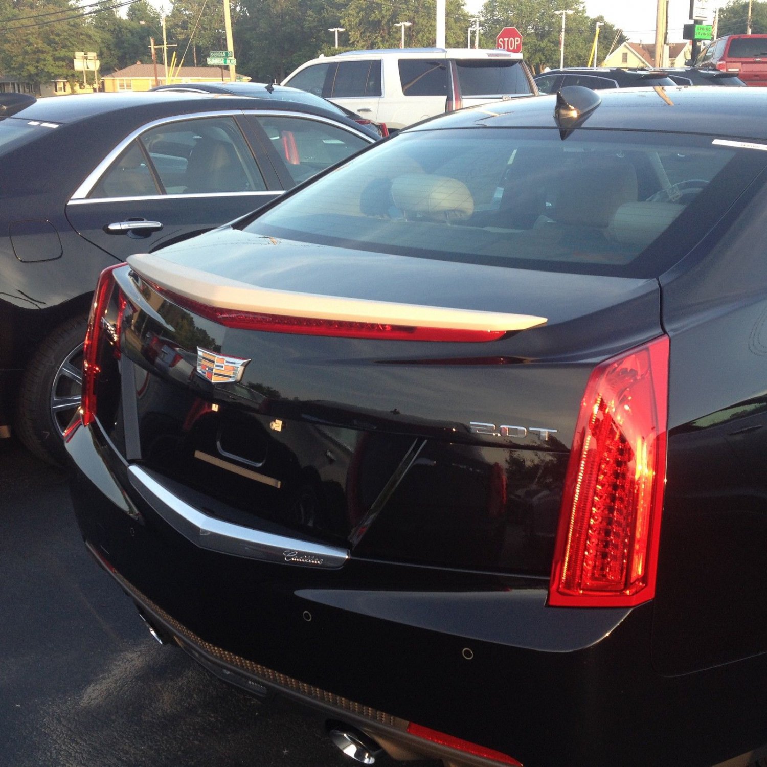 JSP Rear Wing Spoiler For 2013-2018 Cadillac ATS Sedan Primed Custom 368074