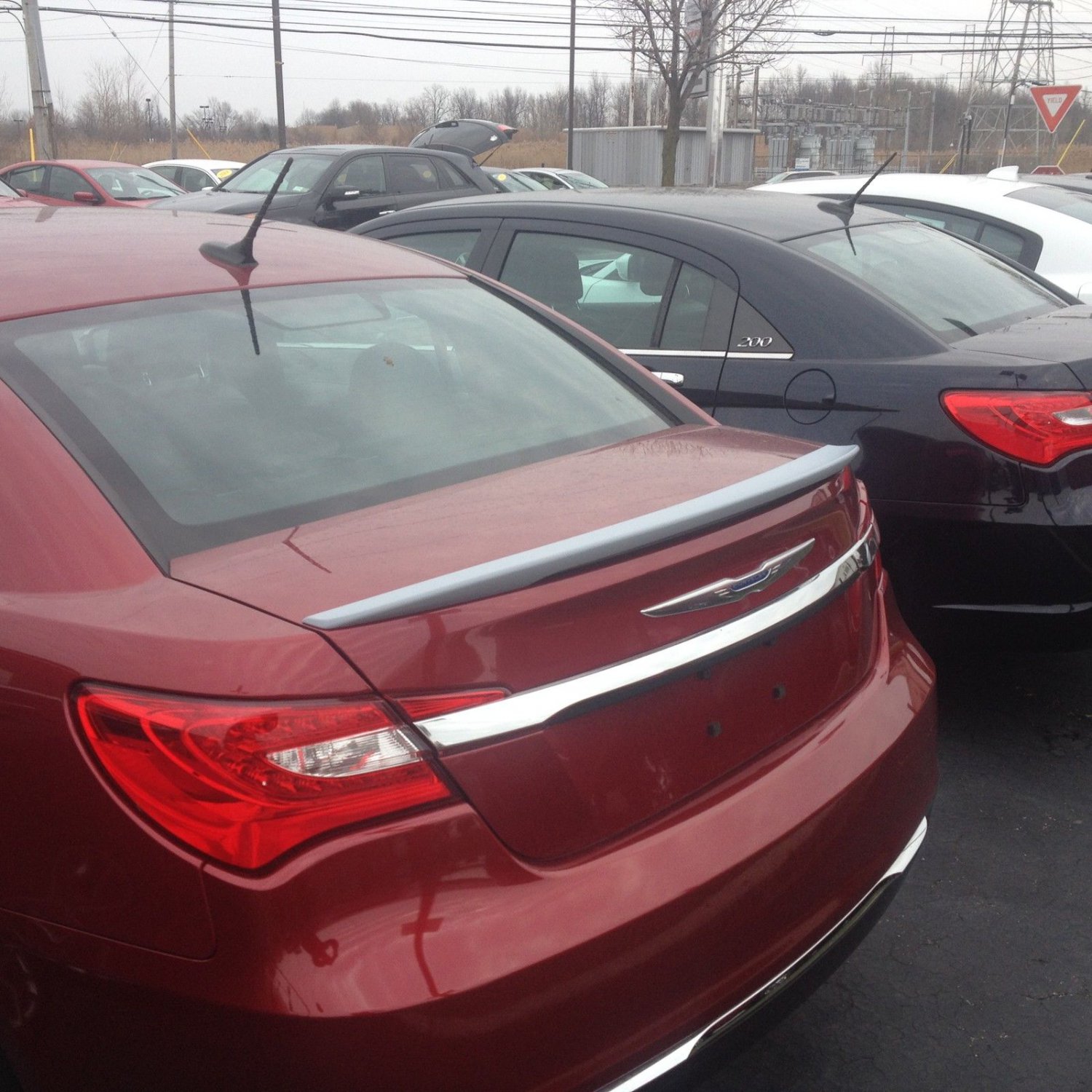 Chrysler 200 Rear Wing Spoiler Painted Factory Style Lip 2010-2014 JSP ...