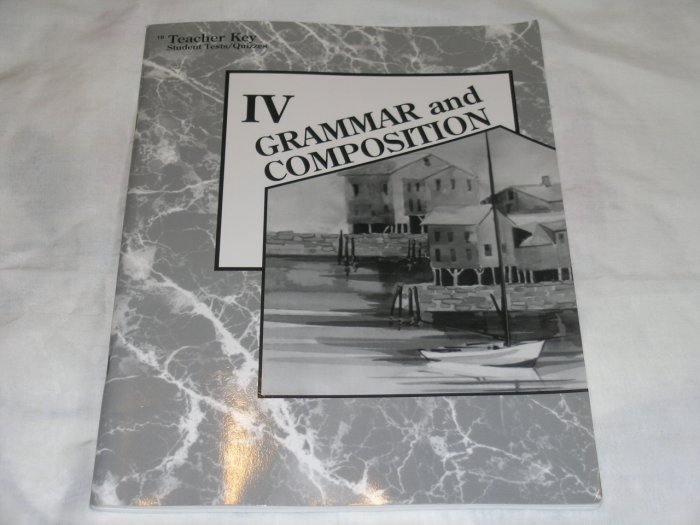 Homeschool Abeka Grammar and Composition IV 10th Grade Homeschool Abeka Grammar and Composition IV 10th Grade