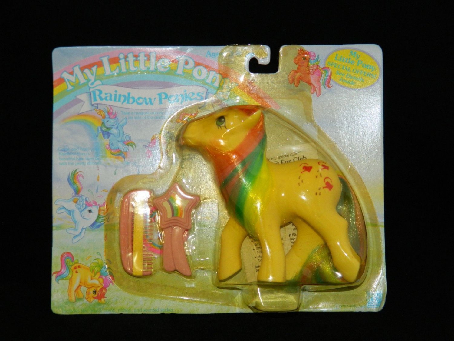 My Little Pony Vintage G1 Trickles (Rainbow Ponies) Mint In Package MIP MOC
