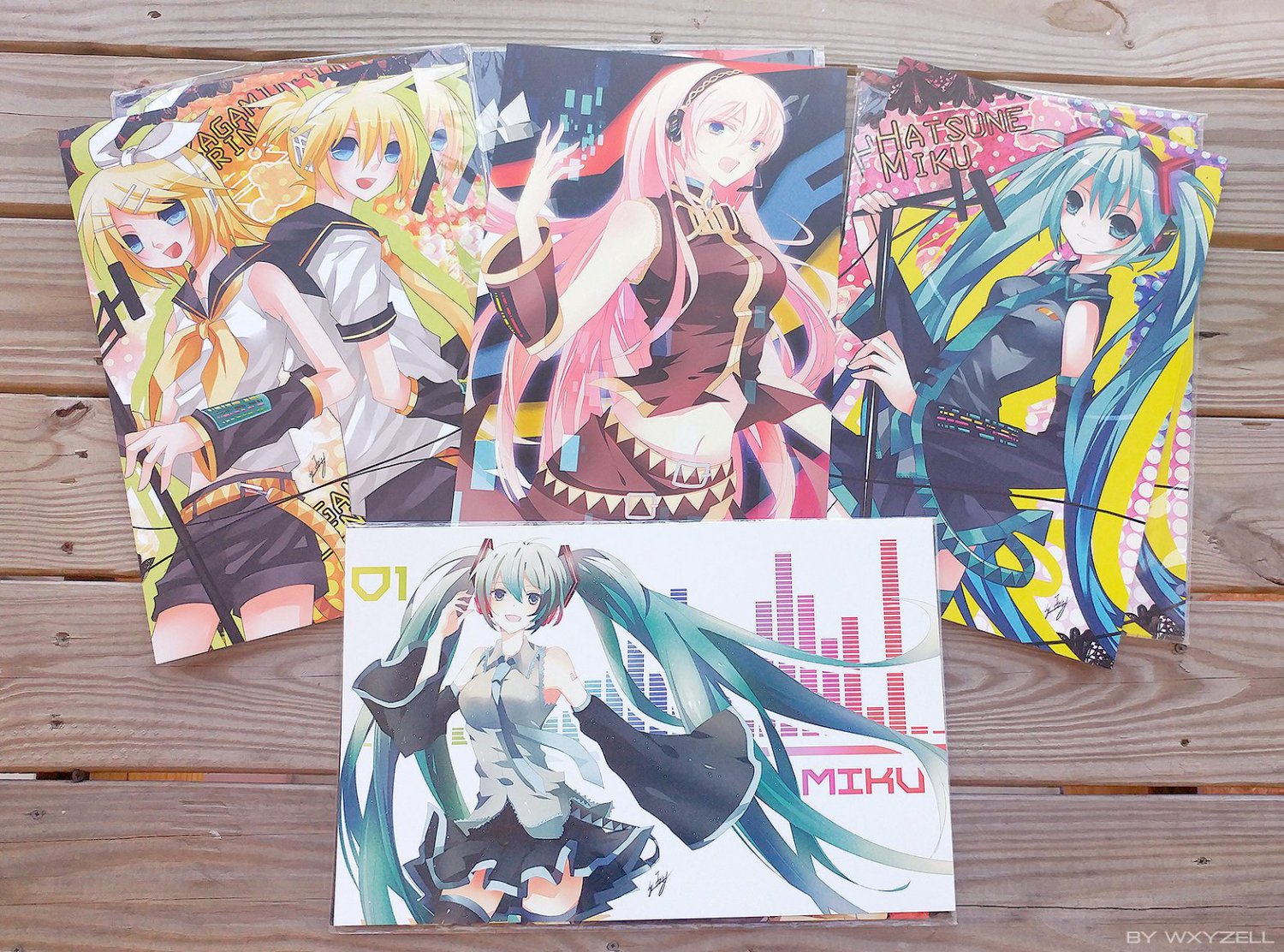 Vocaloid Kagamine Rin Kagamine Len poster 11x17" Anime Art Poster