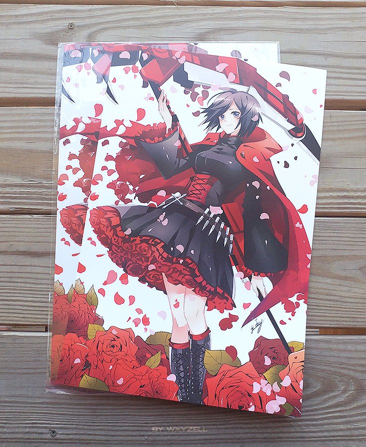 RWBY Ruby Rose anime Poster 11"x17"
