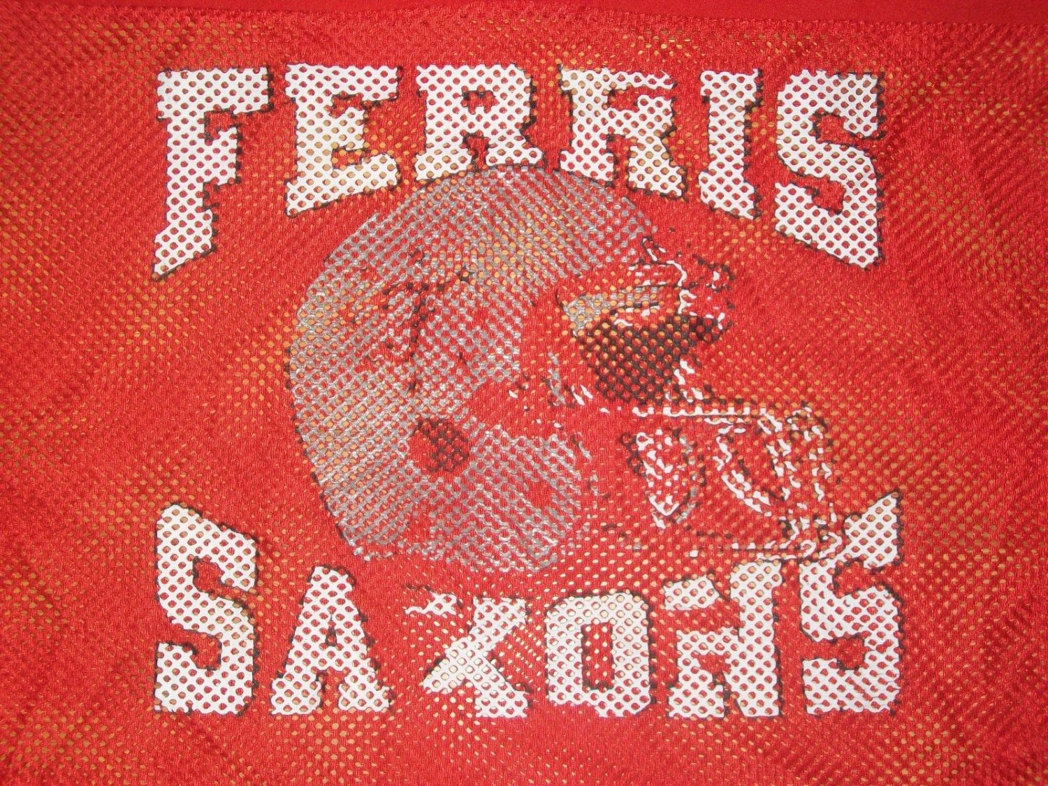 vintage FERRIS SAXON HIGH SCHOOL FOOTBALL JERSEY L / XL school retro ...