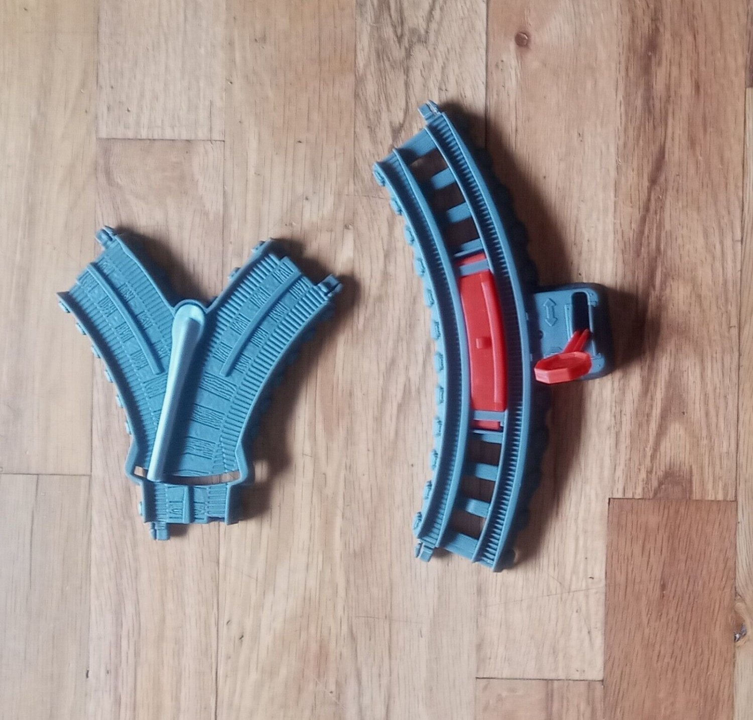 Thomas Train Trackmaster Gray Orange Switch Track Lot Of 11 Replacement ...