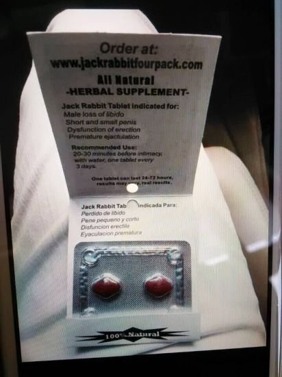 Jr Jack Rabbit Herbal Supplement 20 Pills