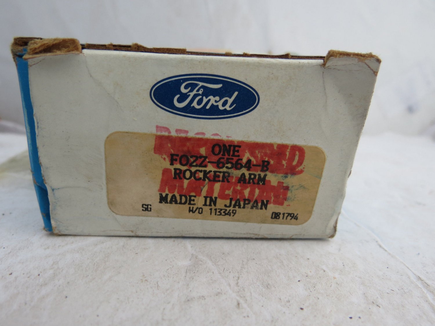 NOS OEM 1990 1991 1992 FORD PROBE 2.2L 4CYL ROCKER ARM F02Z-6564-B QTY 1