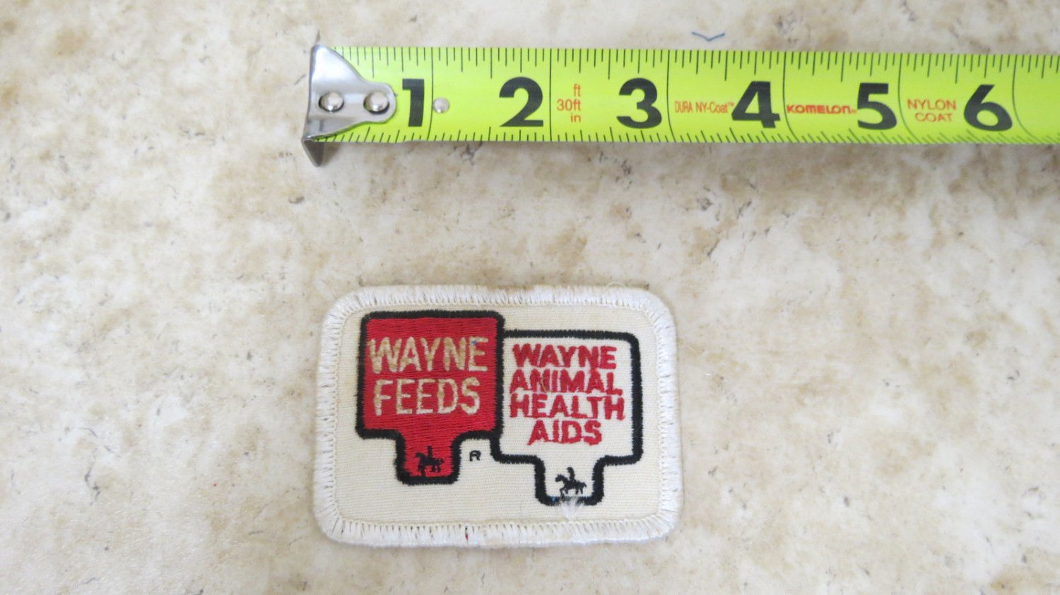 Vintage Wayne Feeds Wayne Animal Health Horse Vest/Clothing/Hat Patch p-145