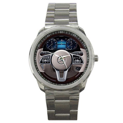 Mercedes Benz Maybach GLS-Class Steering Wheel Sport Unisex Metal Watch