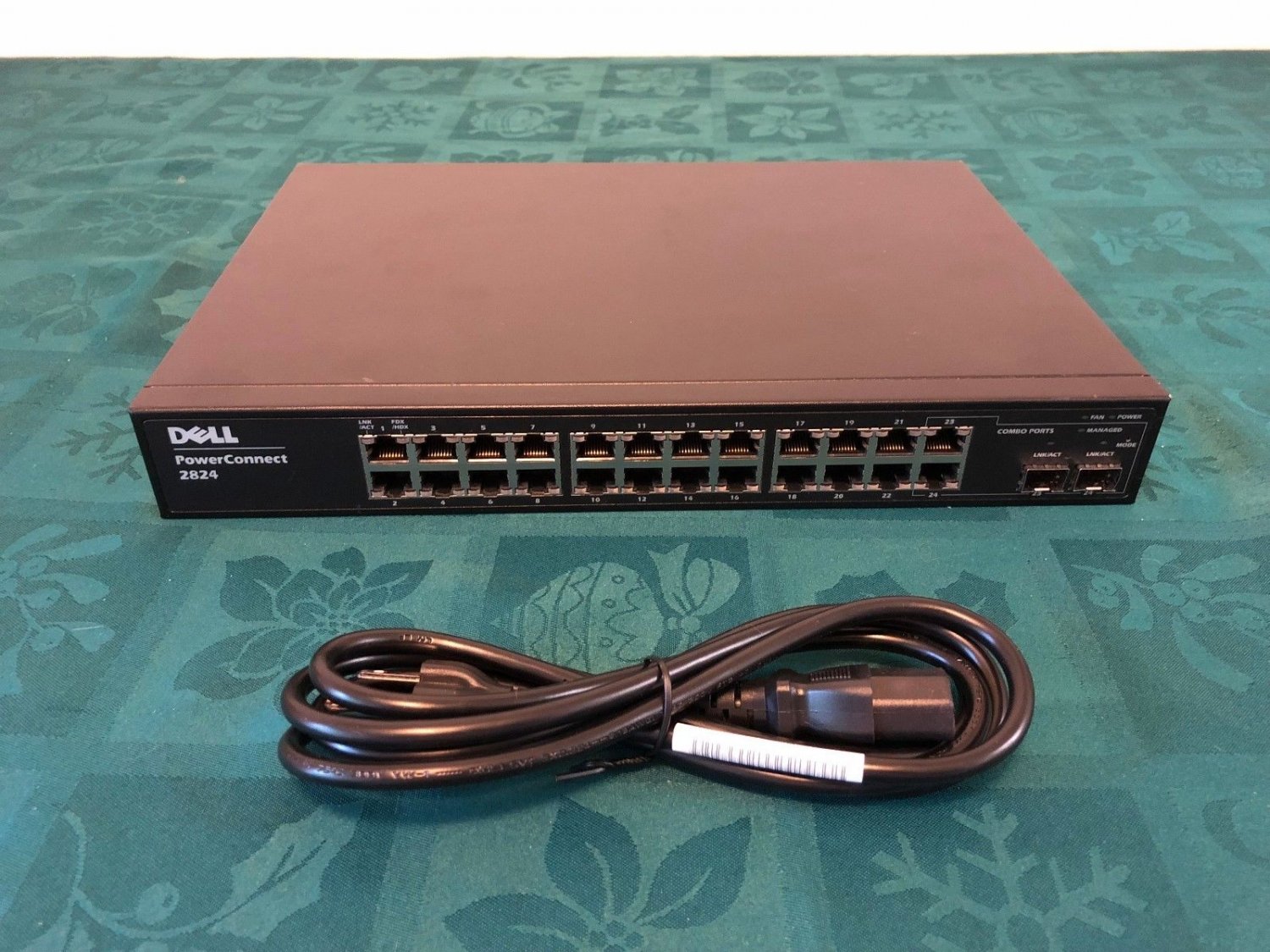 DELL POWERCONNECT 2824 GB 24-PORT MANAGED GIGABIT ETHERNET SWITCH
