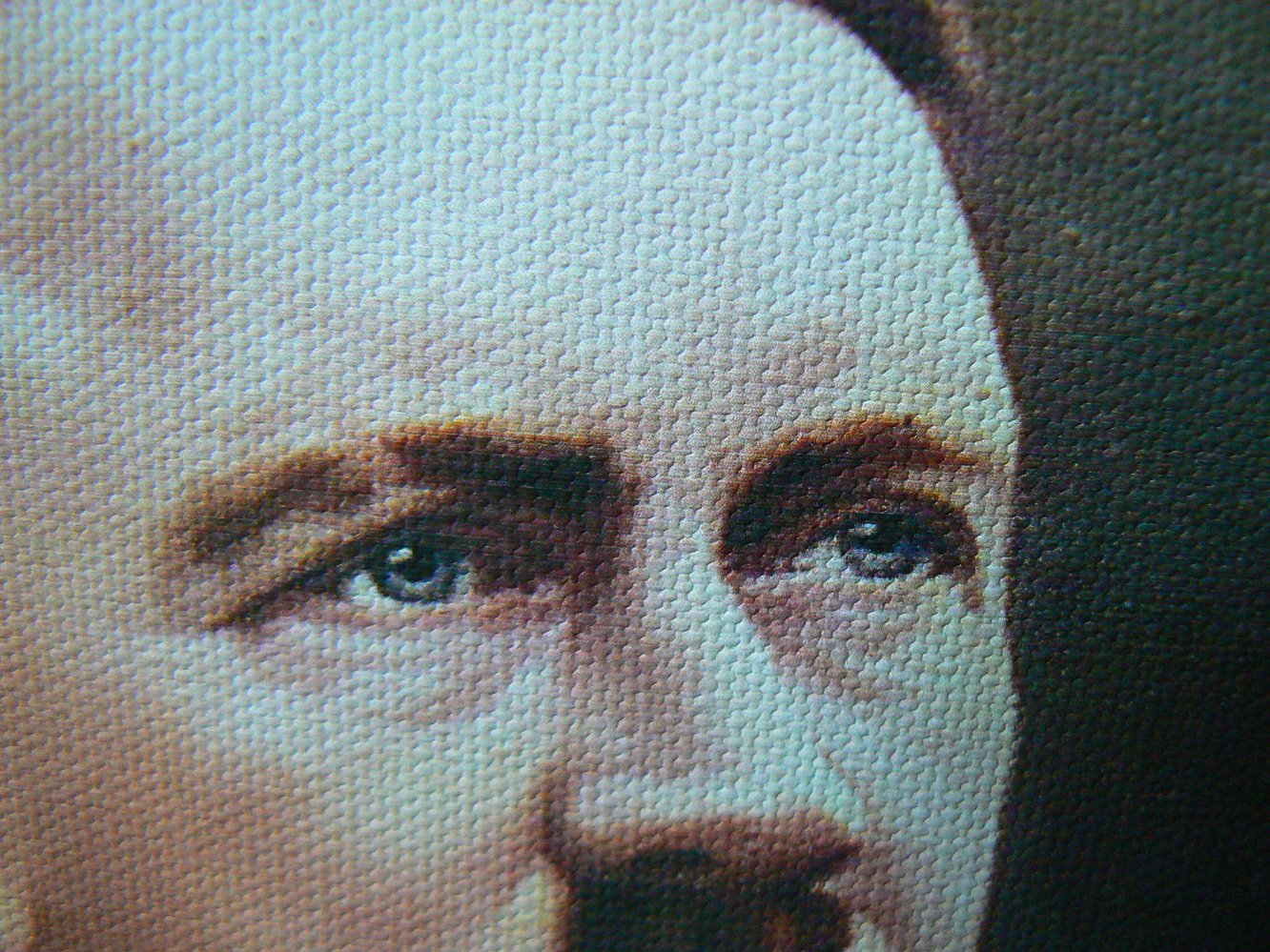 Adolf Hitler portrait on canvas