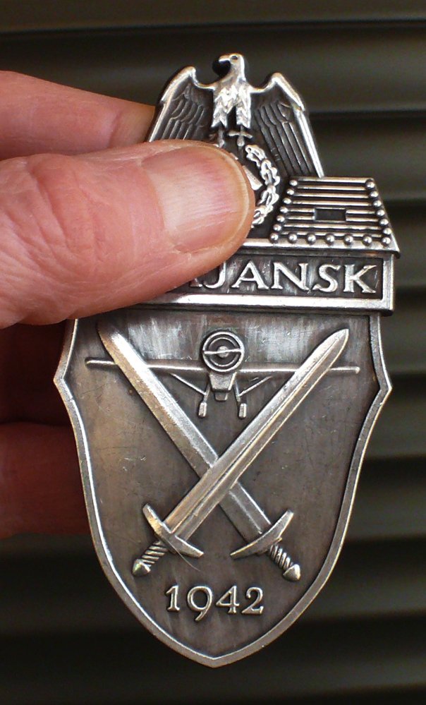 WW2 Demjansk 1942" Battle Shield Third Reich. Nazi.