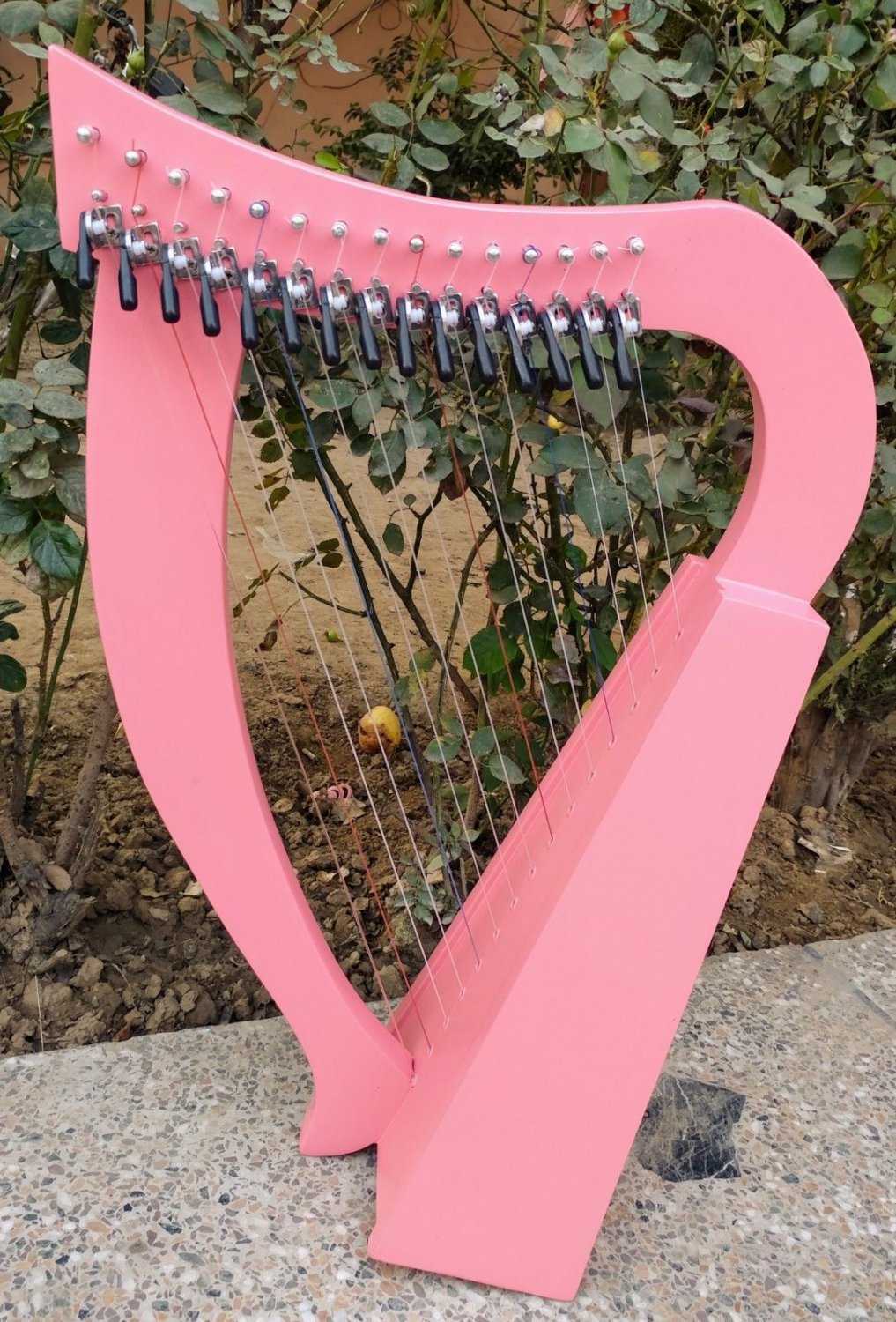 New 15 String Student Harp Celtic Irish Harp Free Extra String Set ...