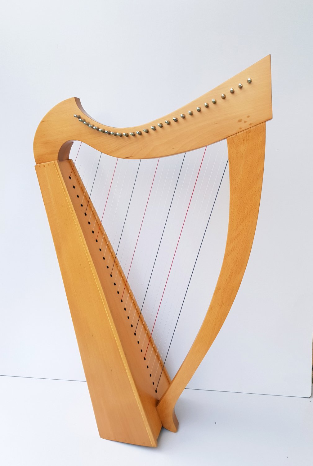NEW 27 STRING CELTIC IRISH LEVER HARP MADE WITH BEECH WOOD