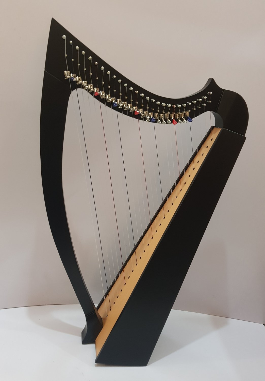 New 27 STRING Celtic Harp Any Color With Free Extra String Set & TUNING ...