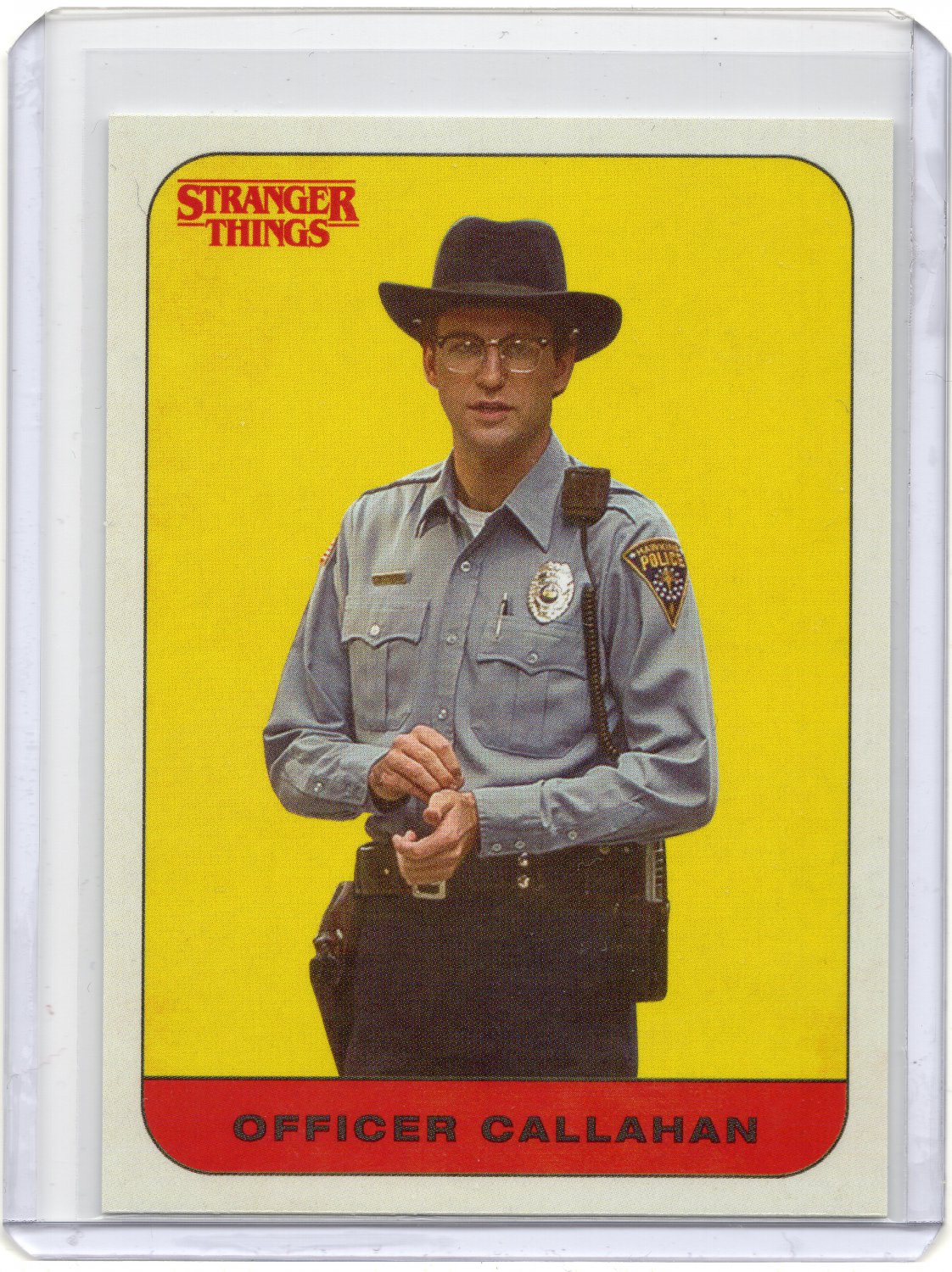 Officer Callahan 2018 Topps Stranger Things Character Sticker