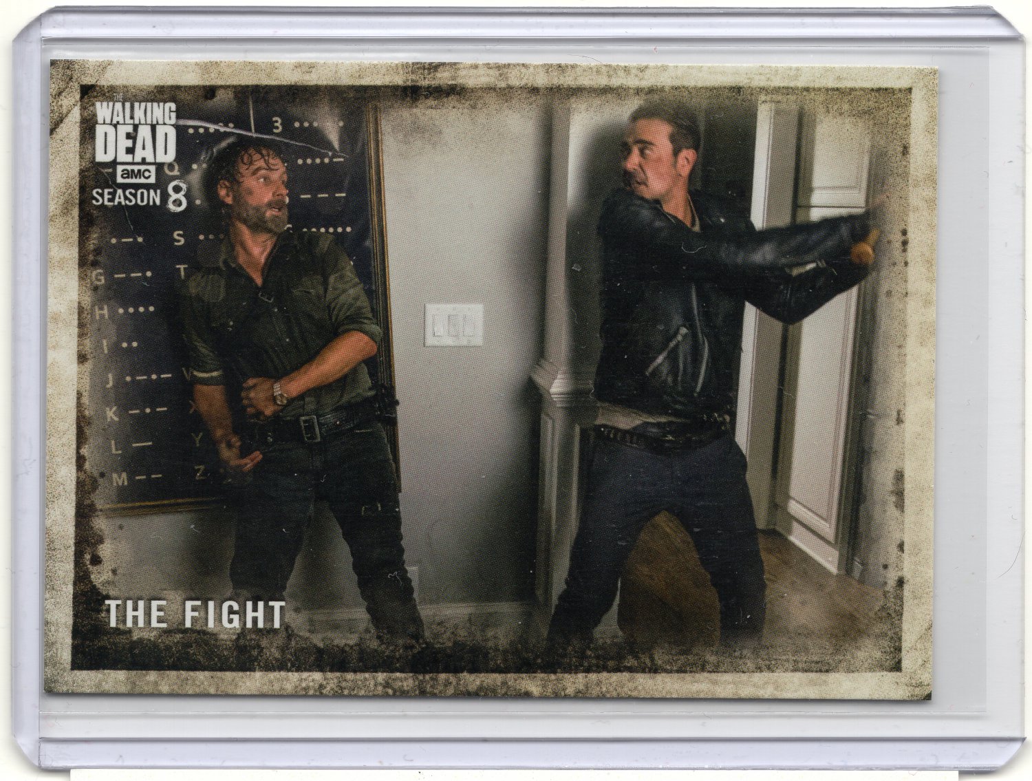 "The Fight" 2018 Topps The Walking Dead Season 8 Part 1 card #89