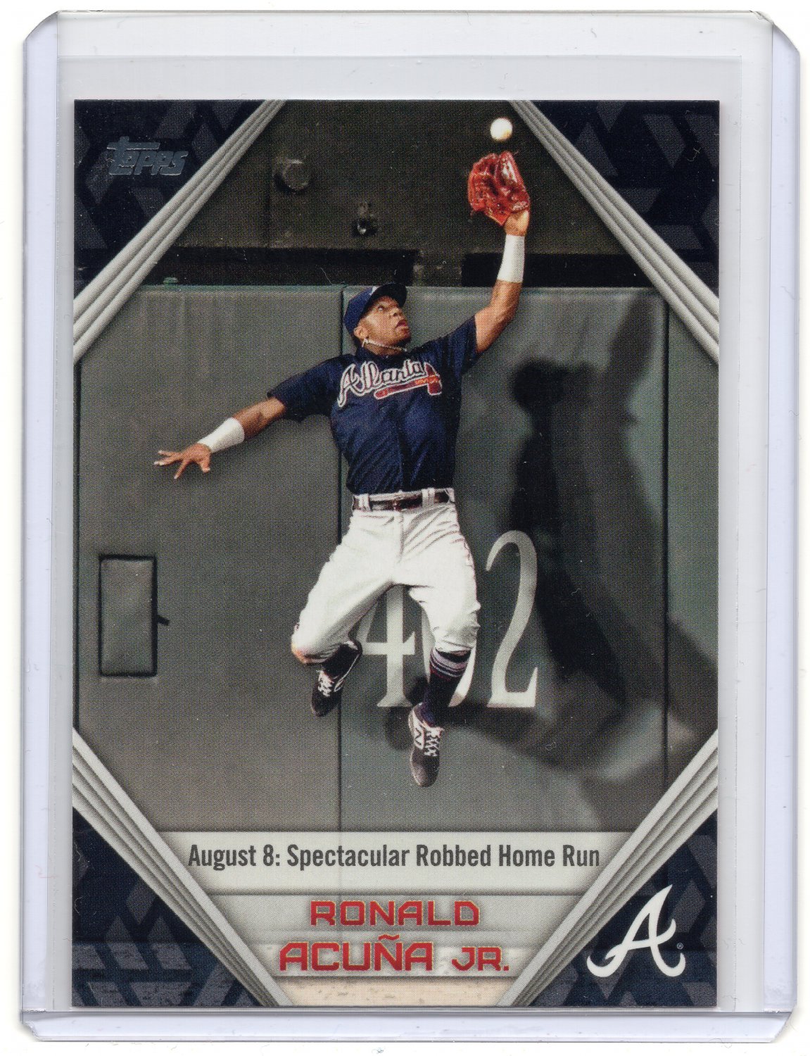 Ronald Acuna Jr. 2019 Topps Series 1 Highlights card #RA-24 Atlanta Braves