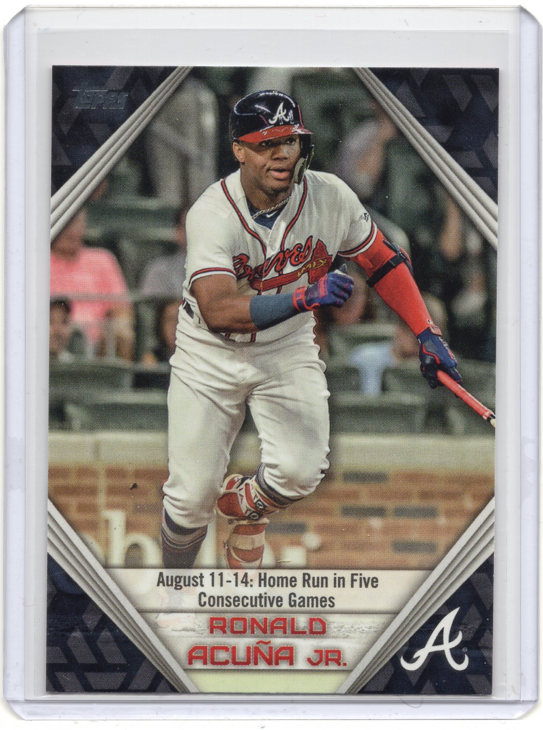 Ronald Acuna Jr. 2019 Topps Series 1 Highlights card #RA-25 Atlanta Braves