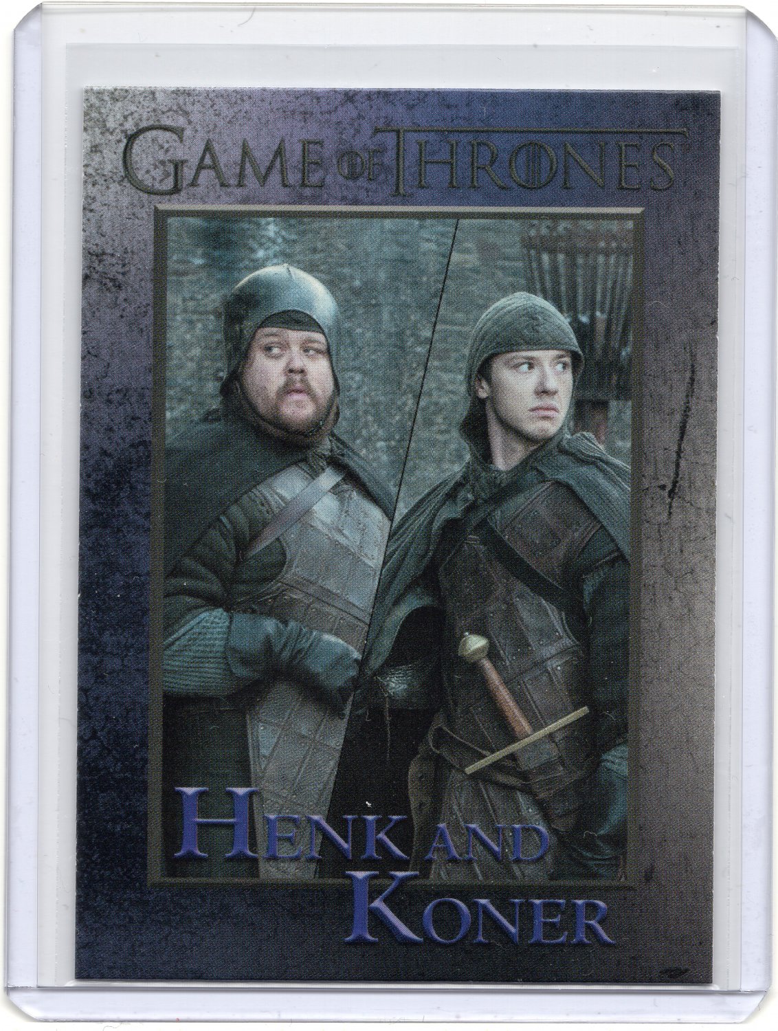 Henk and Koner 2018 Rittenhouse Game of Thrones Season 7 card #73