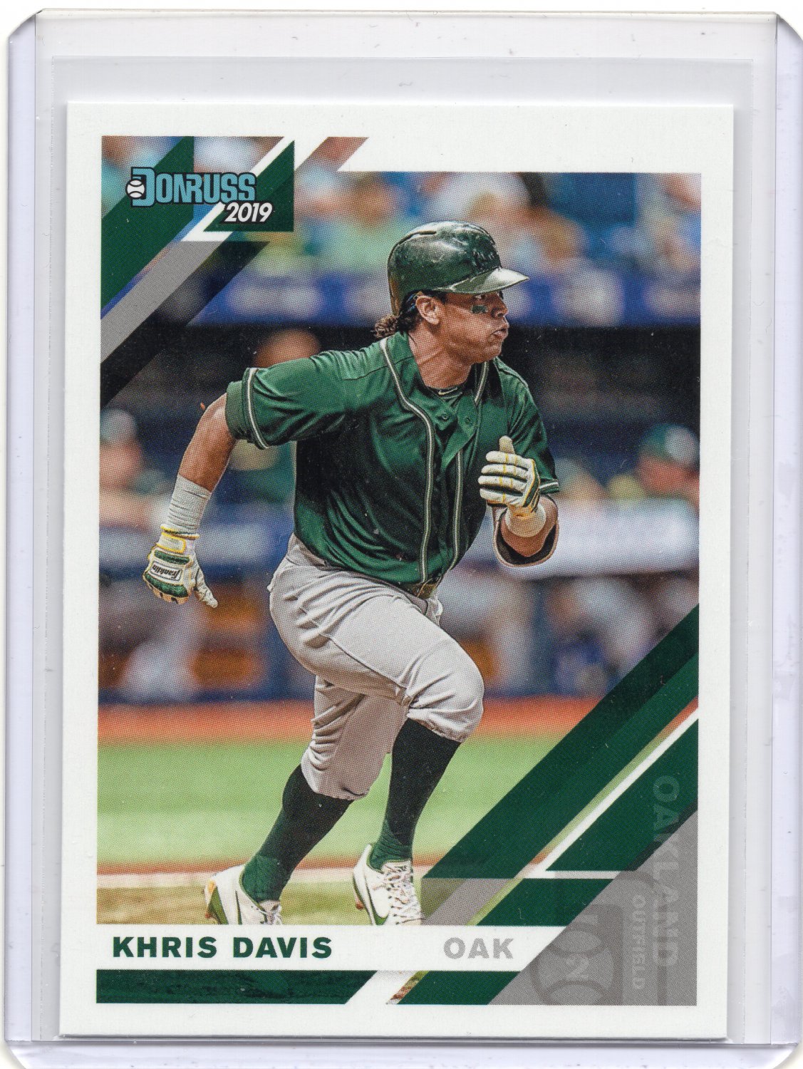 Khris Davis 2019 Donruss card #169 Oakland Athletics