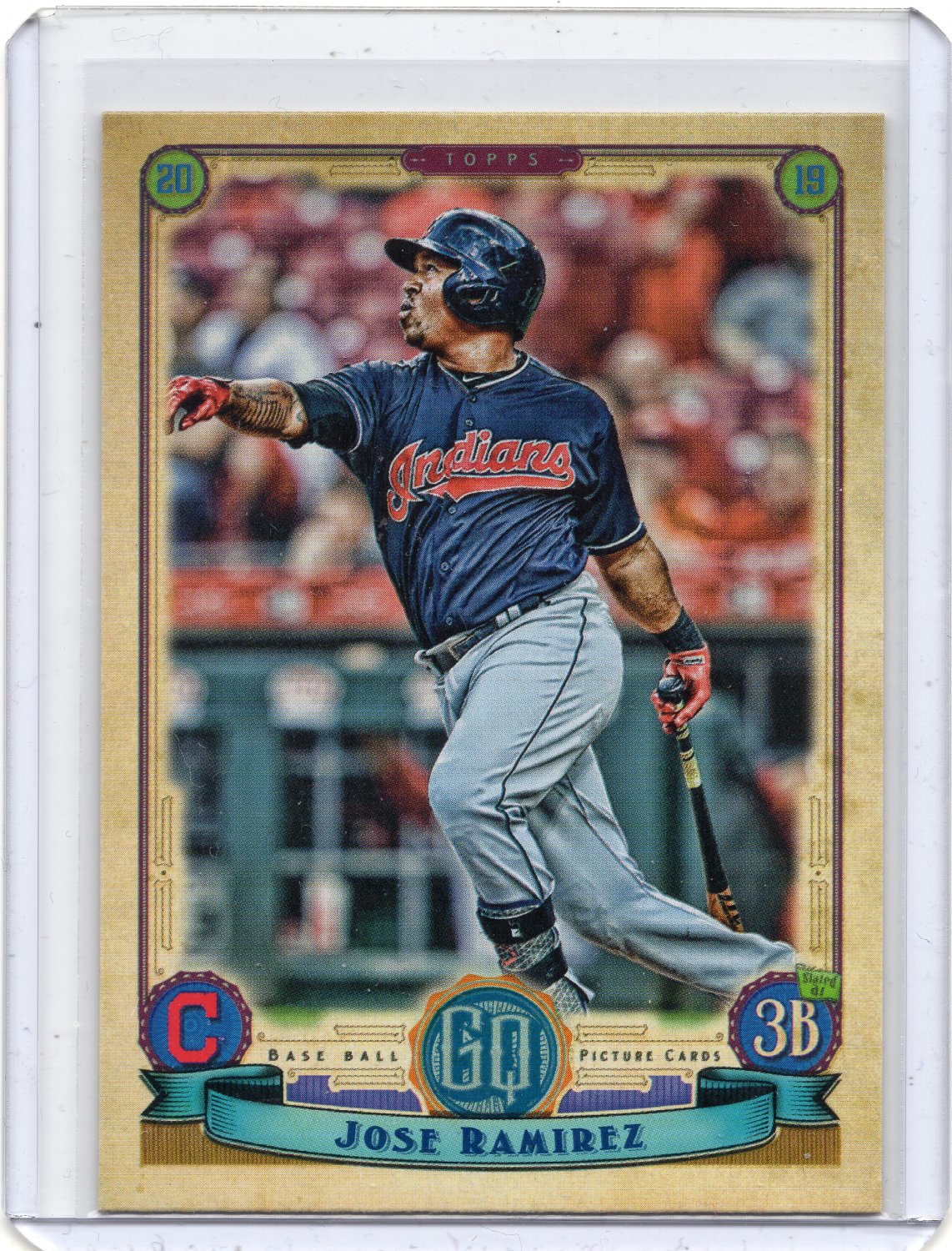Jose Ramirez 2019 Topps Gypsy Queen card #227 Cleveland Indians
