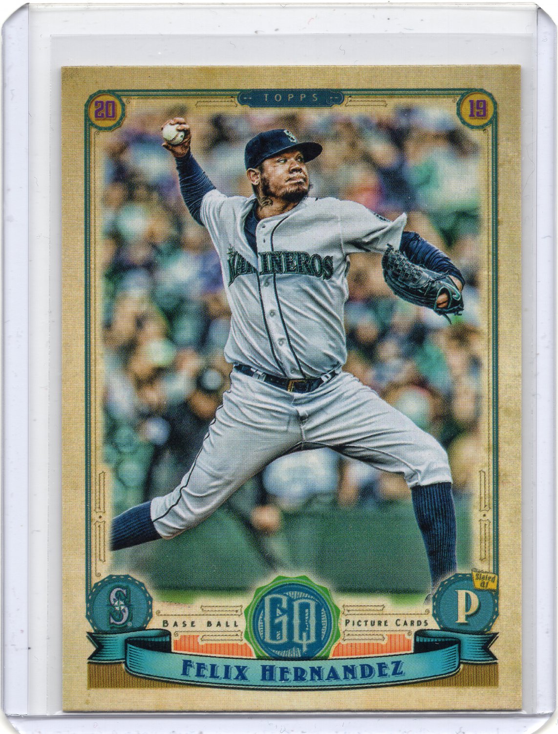 Felix Hernandez 2019 Topps Gypsy Queen card #242 Seattle Mariners
