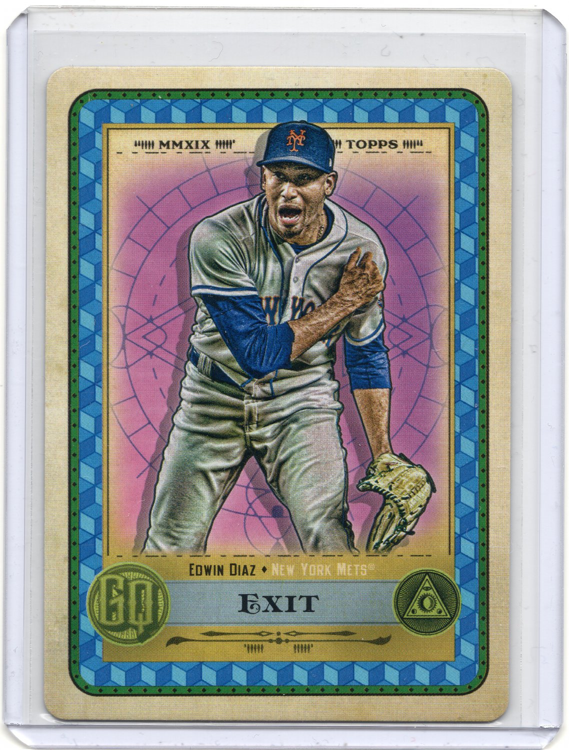 Edwin Diaz 2019 Topps Gypsy Queen Tarot of the Diamond card New York Mets