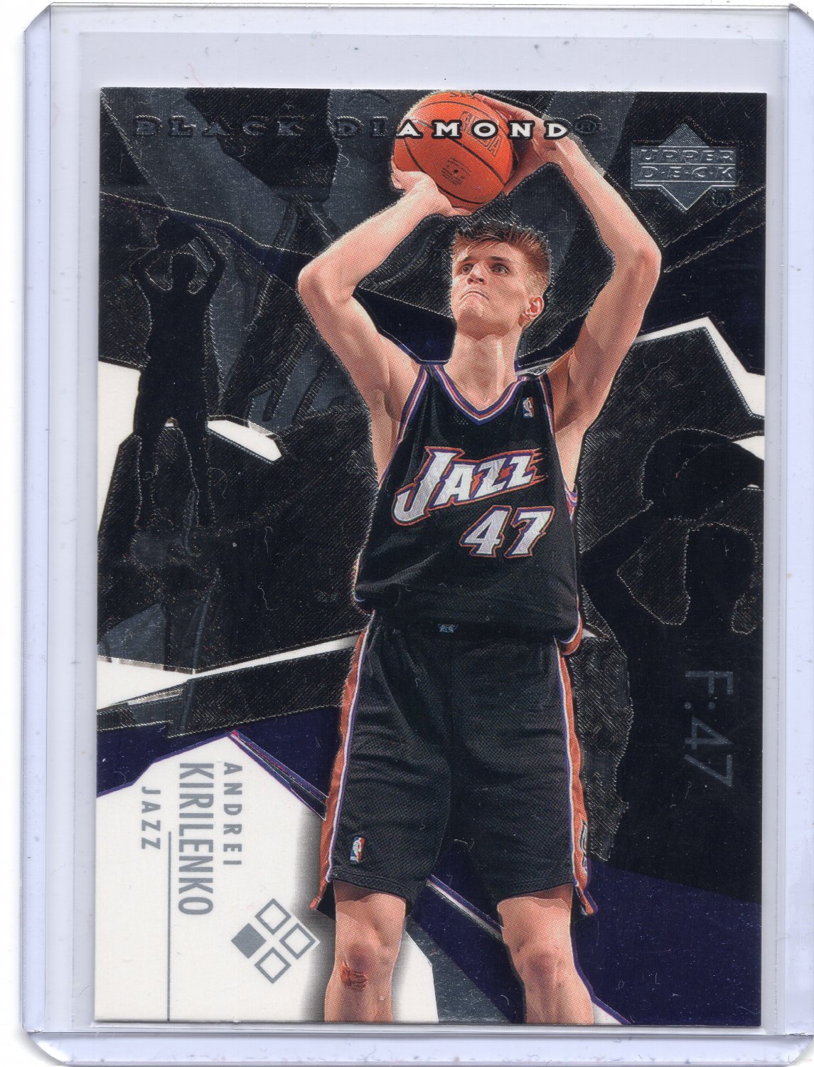 Andrei Kirilenko 2003-04 Upper Deck Black Diamond card #47 Utah Jazz