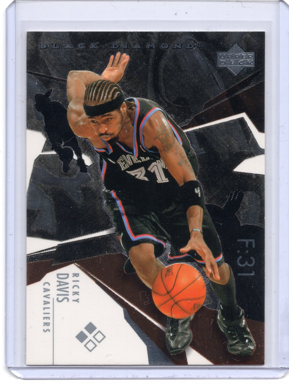 Ricky Davis 2003-04 Upper Deck Black Diamond card #115 Cleveland Cavaliers