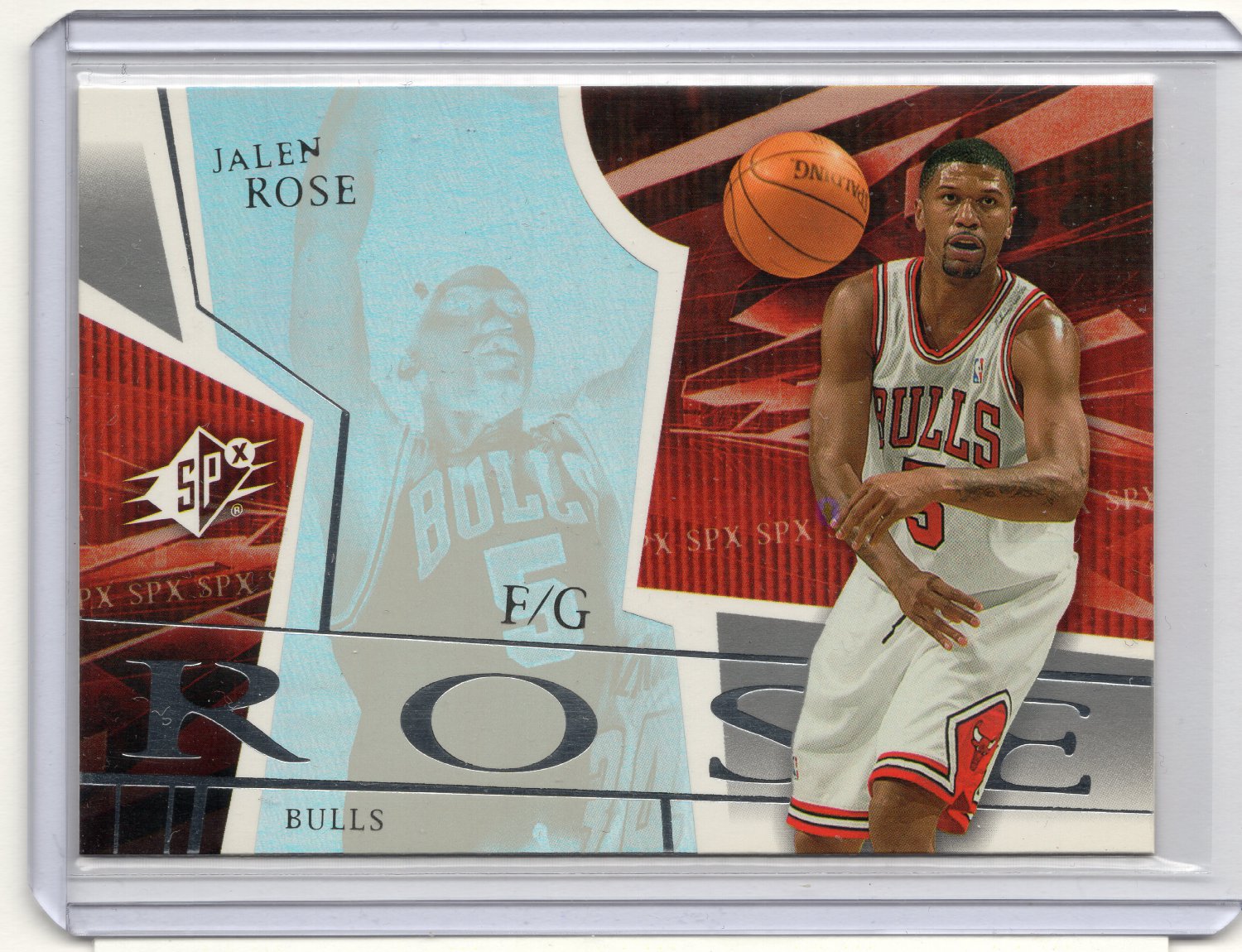 Jalen Rose 2003-04 Upper Deck SPx card #7 Chicago Bulls